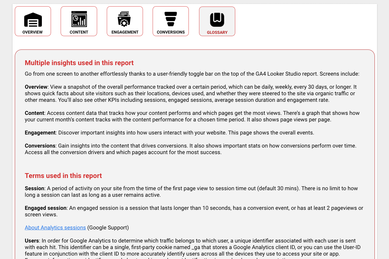Exploring GA4 with Google Looker Studio - Free Template Included